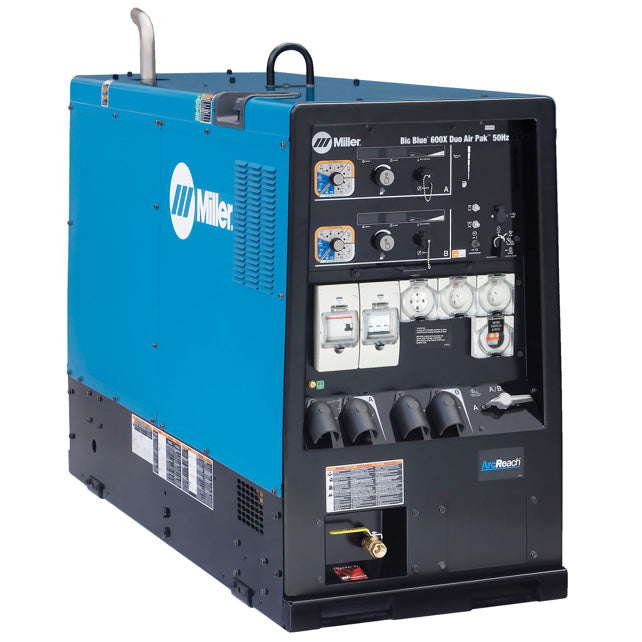 Miller Big Blue 600X Duo Air Pak 65.7hp Deutz Diesel MR907763001-1 ...