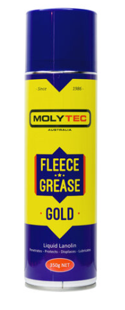 Fleece Grease 350g Aerosol - Gold Extra Strength Liquid Lanolin Lubric ...
