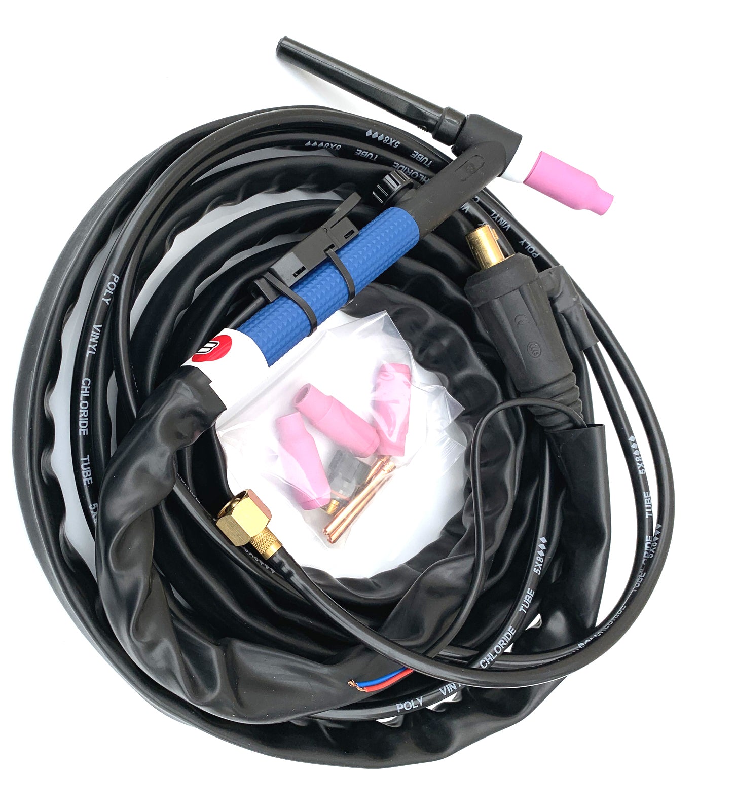 SR17 BINZEL TIG TORCH FLEX HEAD 35/50 4MT WITH TRIGGER 7R17V-4-3550 ...