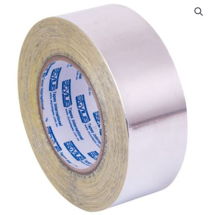 ALUMINIUM FOIL PURGE TAPE 48MM X 50M ROLL PURGETAPE – Eng Supply store